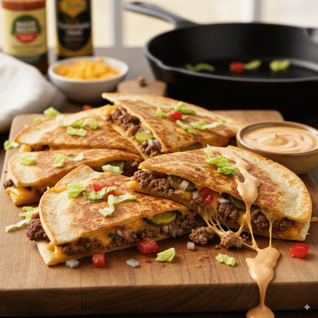Smashburger Quesadillas: A Bold, Cheesy Fusion of Flavors