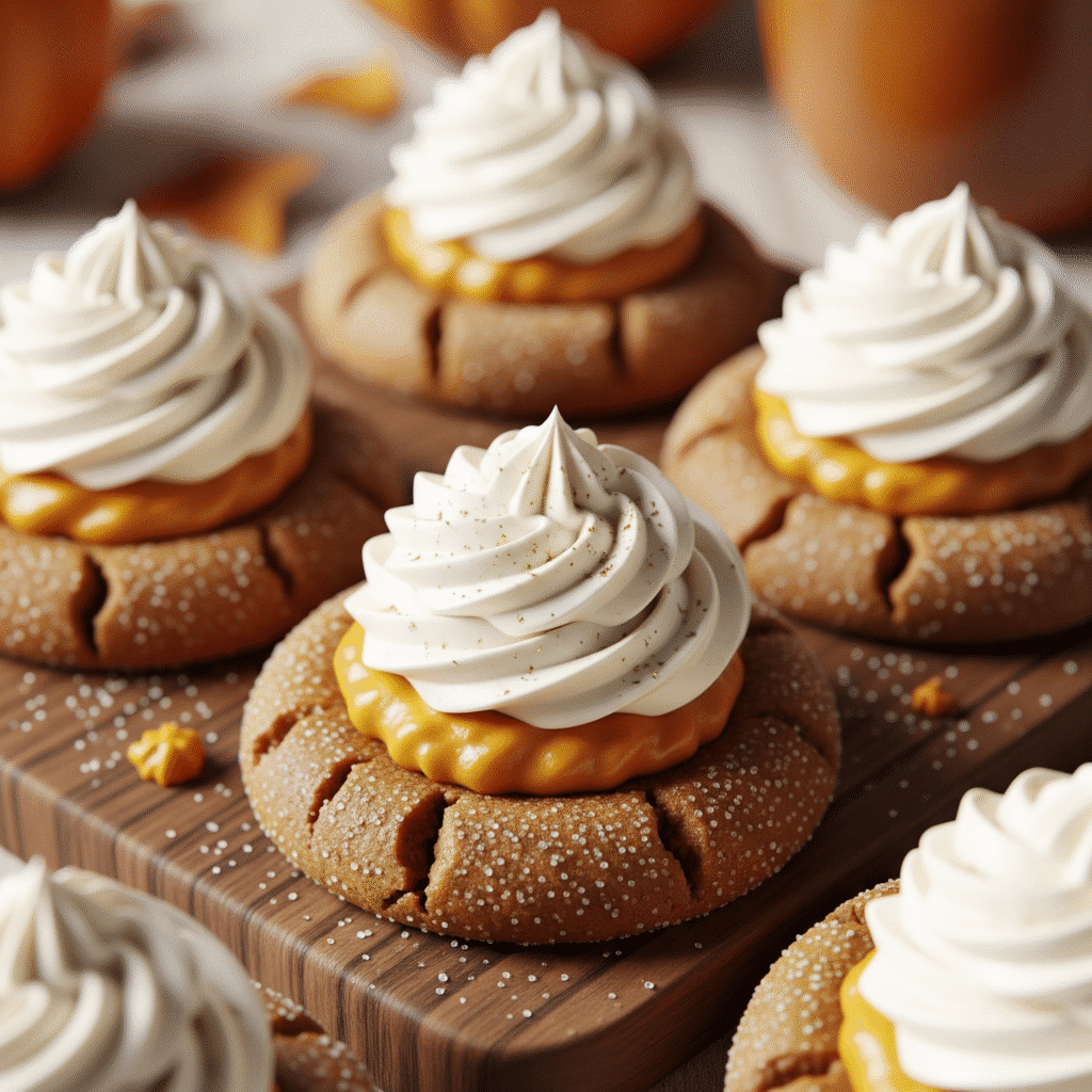 Pumpkin Pie Gingersnap Cookies