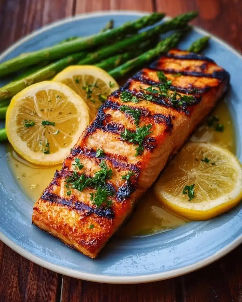 Quick Grilled Salmon with Lemon Butter Flavor Burst