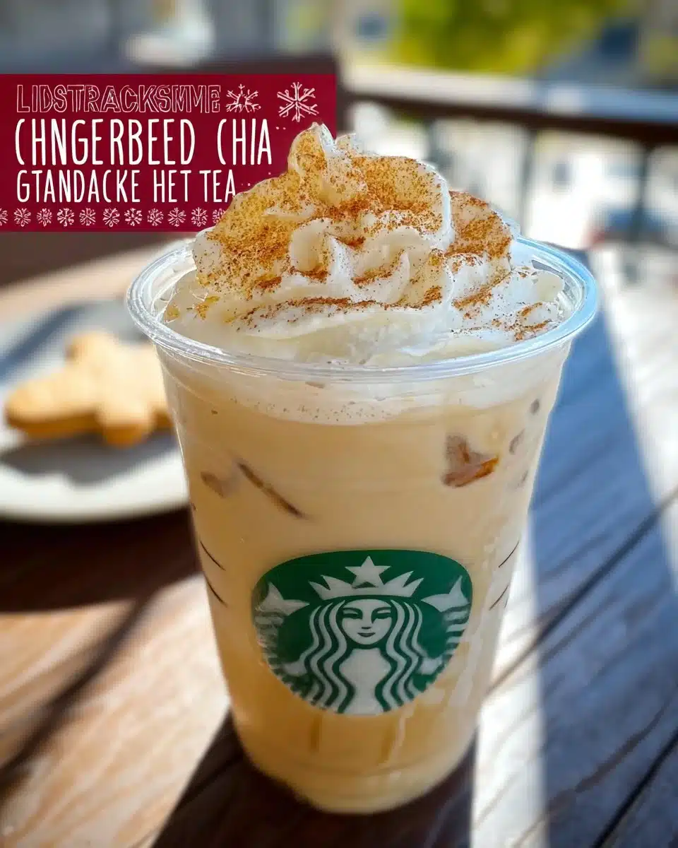 Starbucks Gingerbread Chai Recipe