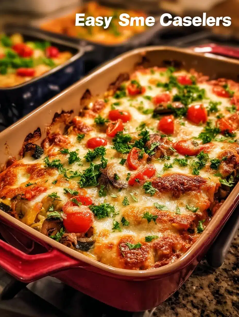 Easy Dinner Casseroles – Delicious, Quick, and Family-Friendly