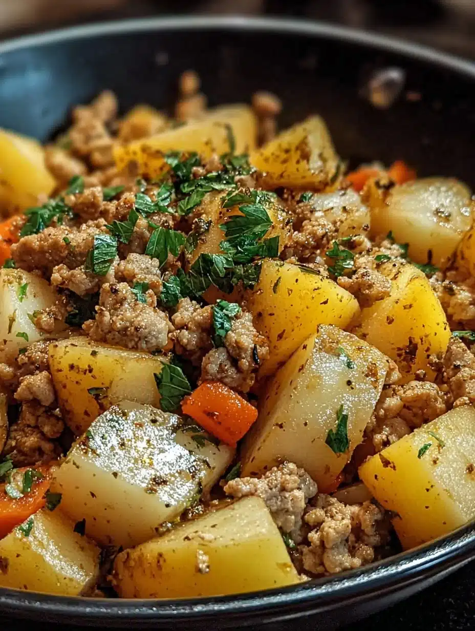 Ground Turkey with Potatoes